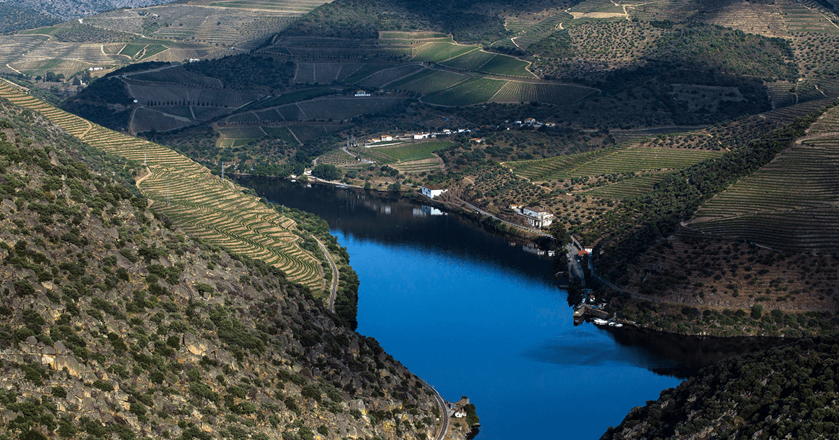 O Douro está lá em cima